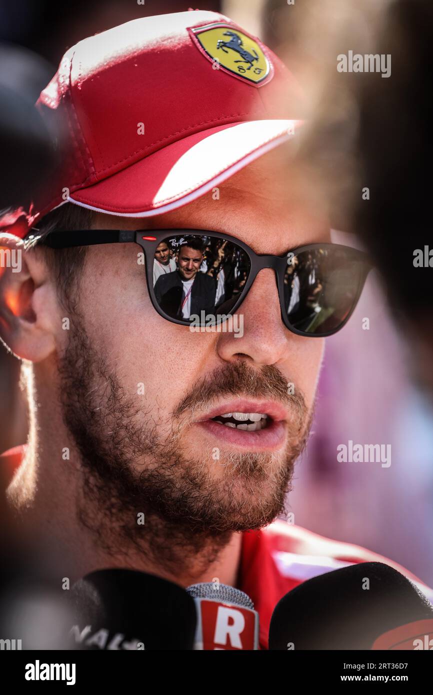 MELBOURNE, AUSTRALIA, MARCH 14: Sebastian VETTEL of Team Scuderia ...