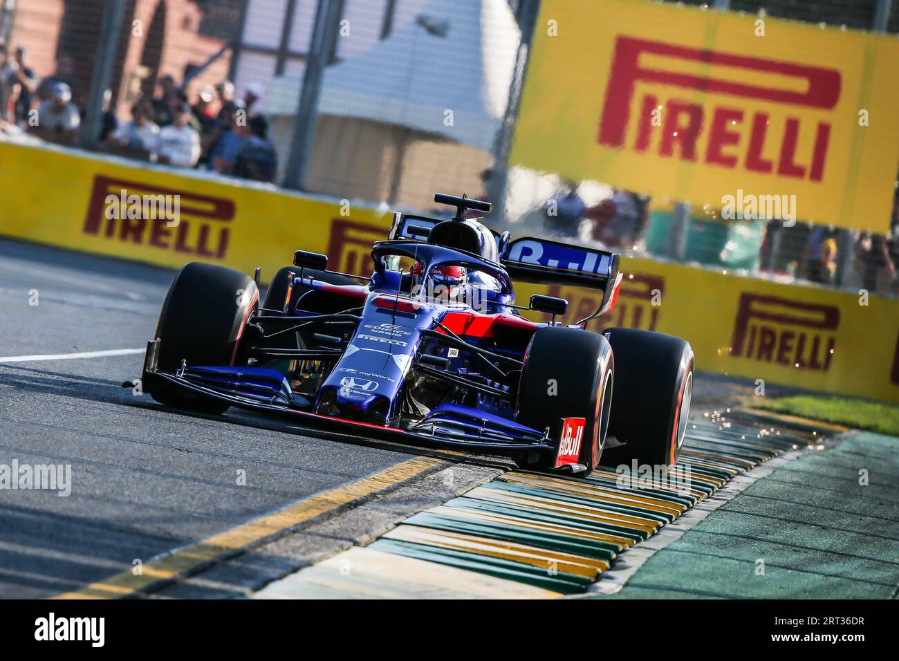 MELBOURNE, AUSTRALIA, MARCH 16: Daniil KVYAT of Red Bull Toro Rosso Honda during qualifying on ...