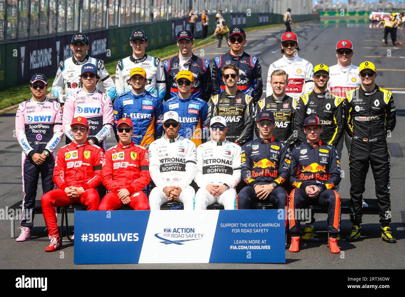 MELBOURNE, AUSTRALIA, MARCH 17: Driver season portrait before the 2019 ...