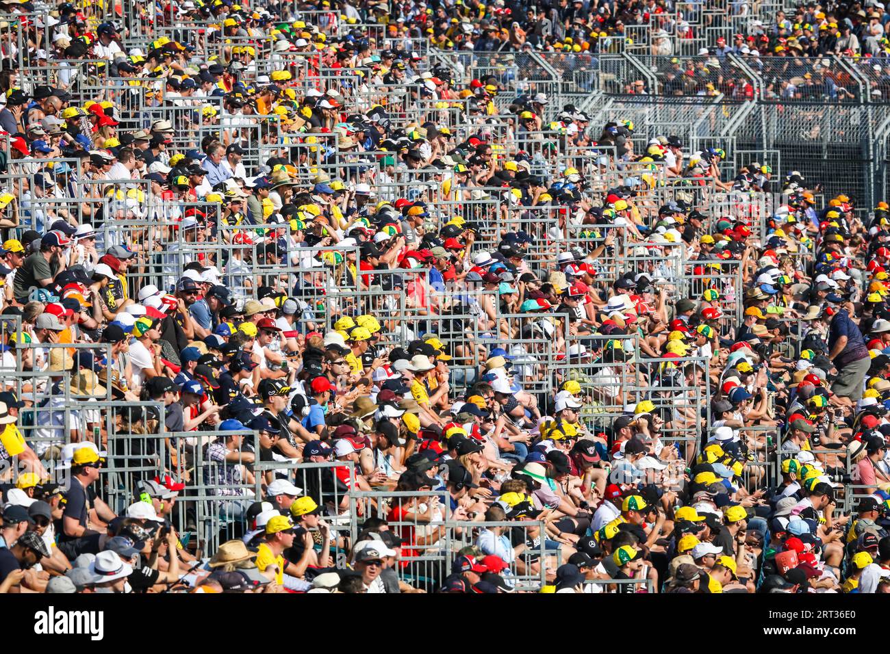 MELBOURNE, AUSTRALIA, MARCH 17: Fans on race day on day 4 of the 2019 ...