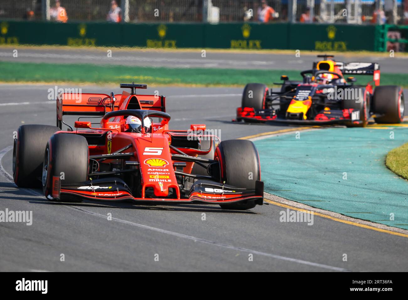 MELBOURNE, AUSTRALIA, MARCH 17: Sebastian VETTEL of Scuderia Ferrari ...