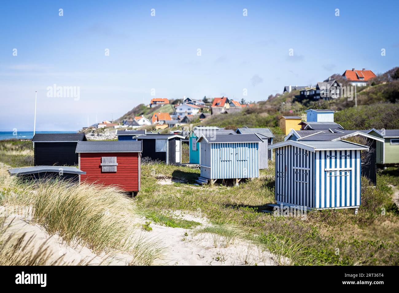 Denmark beach hut hi-res stock photography and images - Alamy