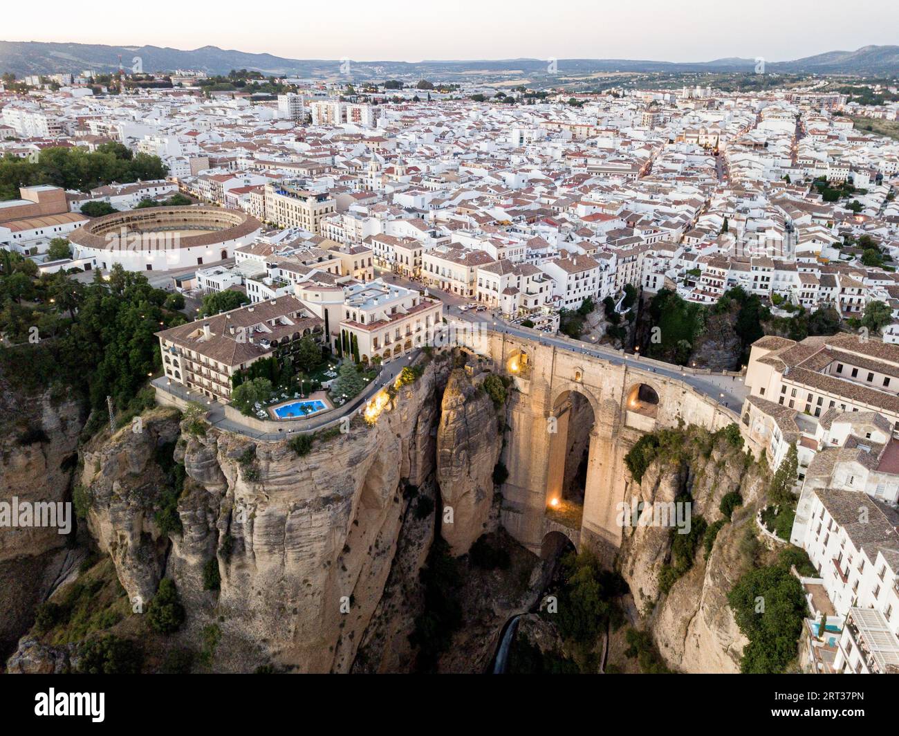 Aerial ronda bridge hi-res stock photography and images - Alamy