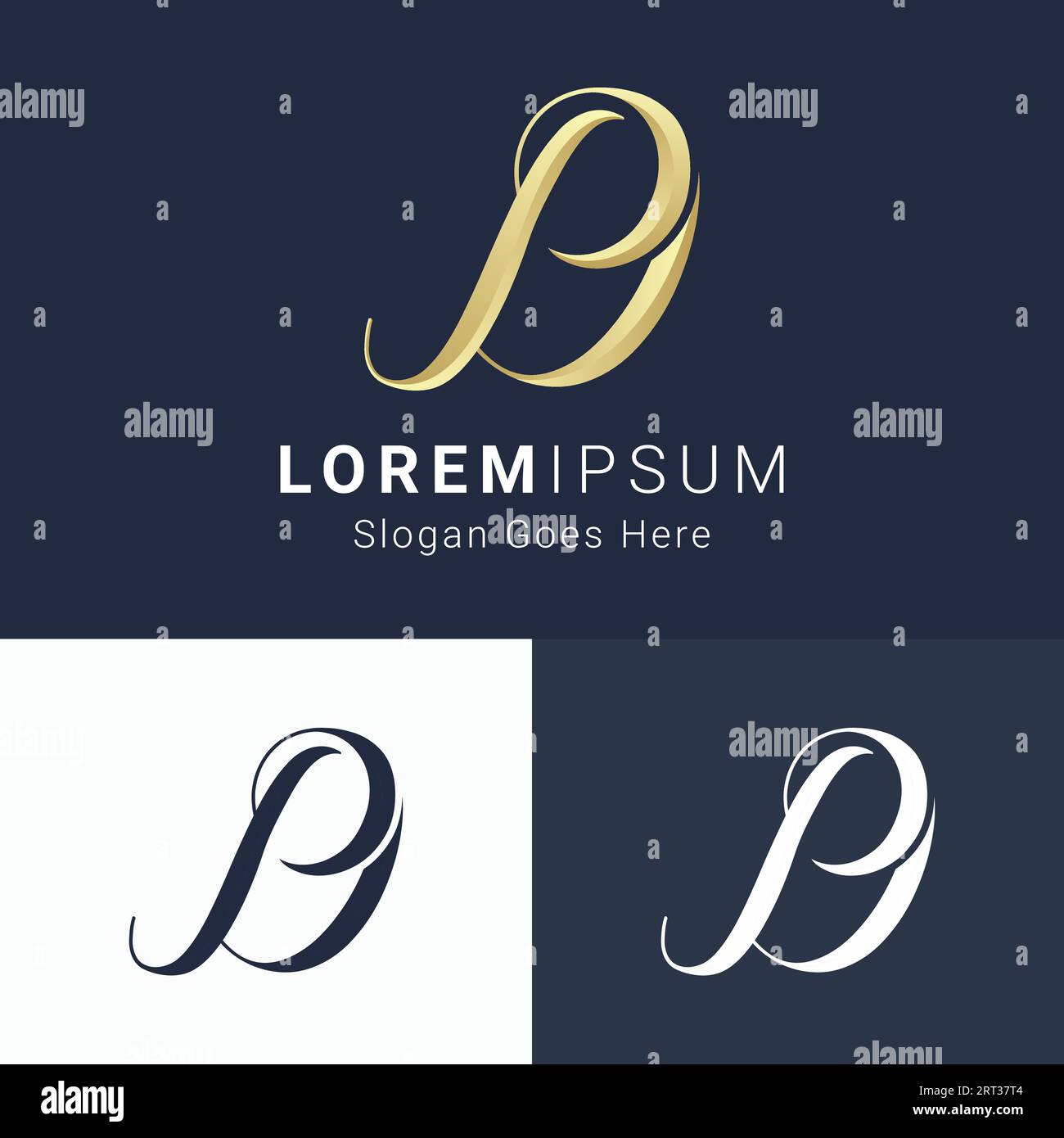 Initial dp logo hi-res stock photography and images - Alamy