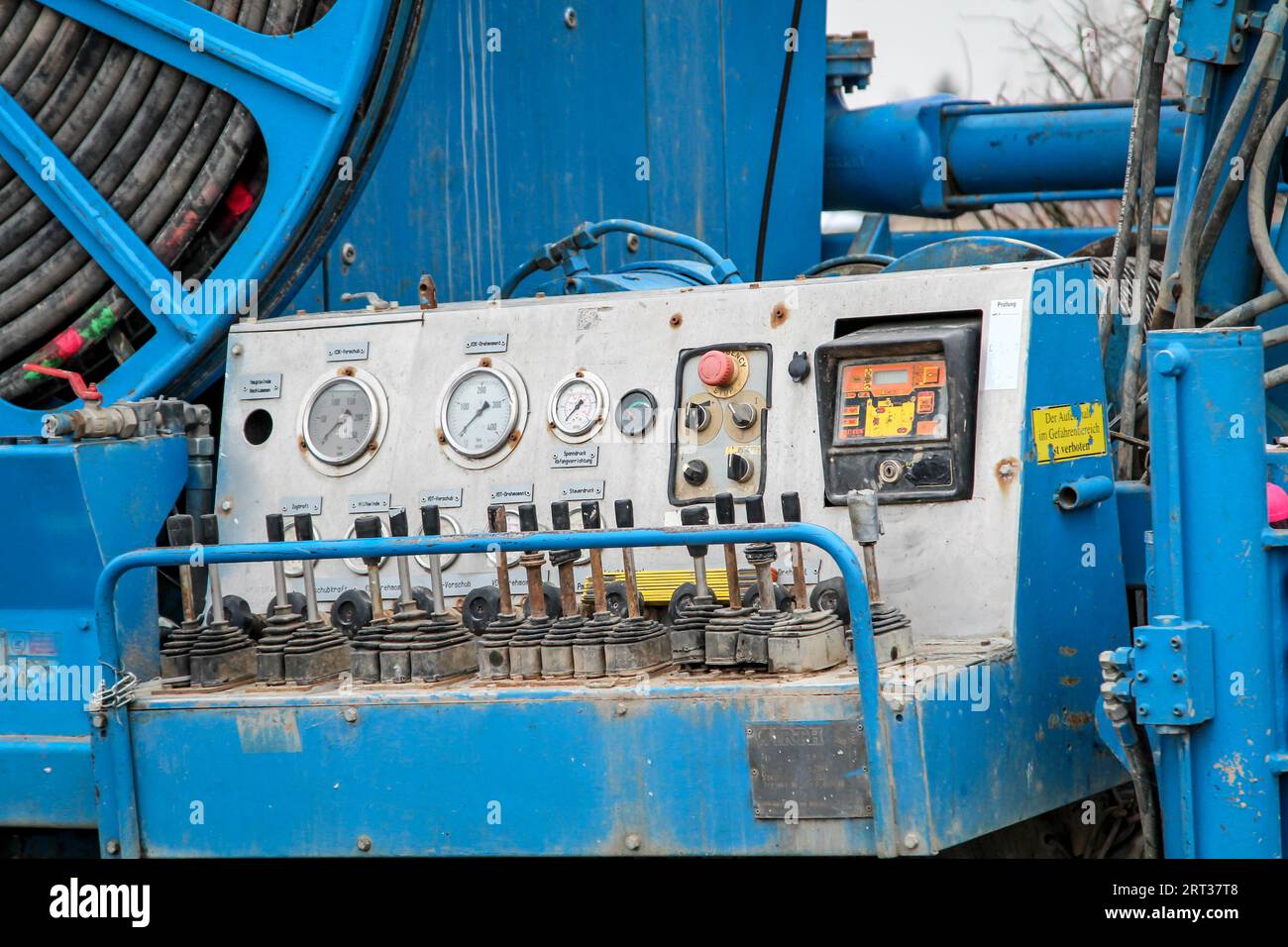 Drilling equipment details Stock Photo - Alamy