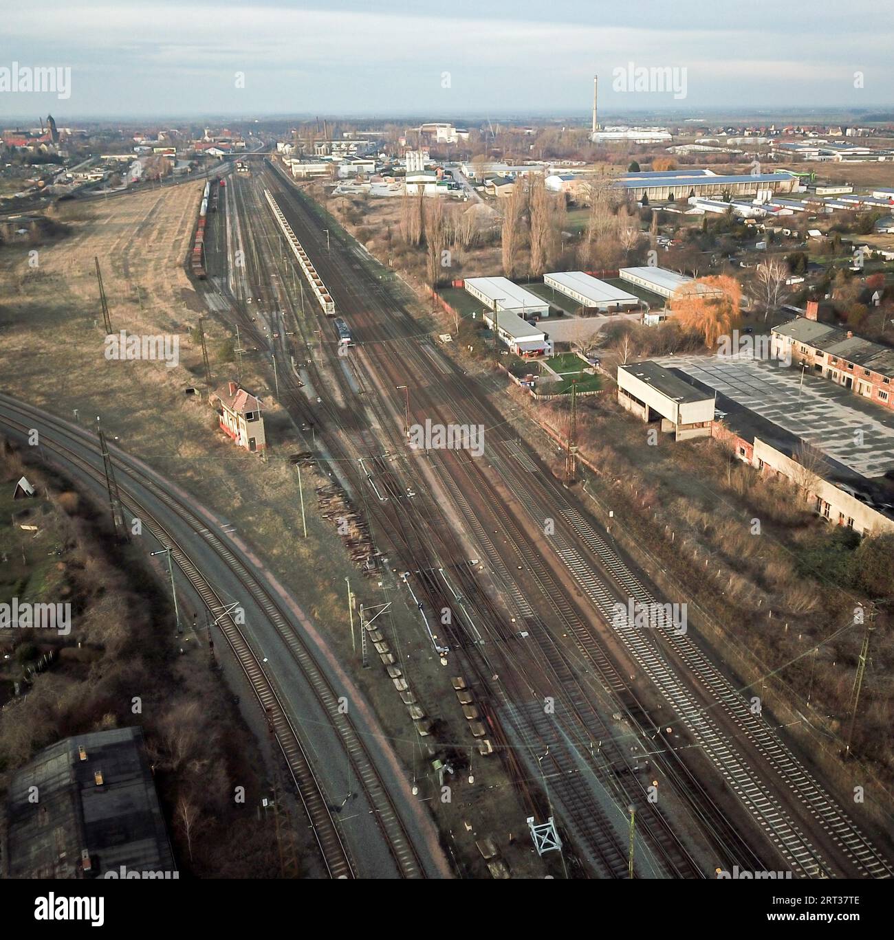 Details of track systems, trains and points Stock Photo - Alamy