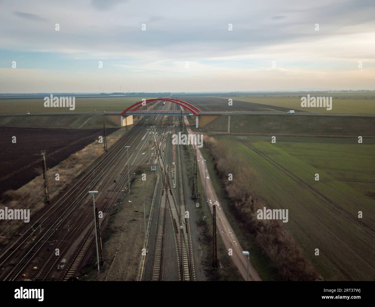 Details of track systems, trains and points Stock Photo - Alamy