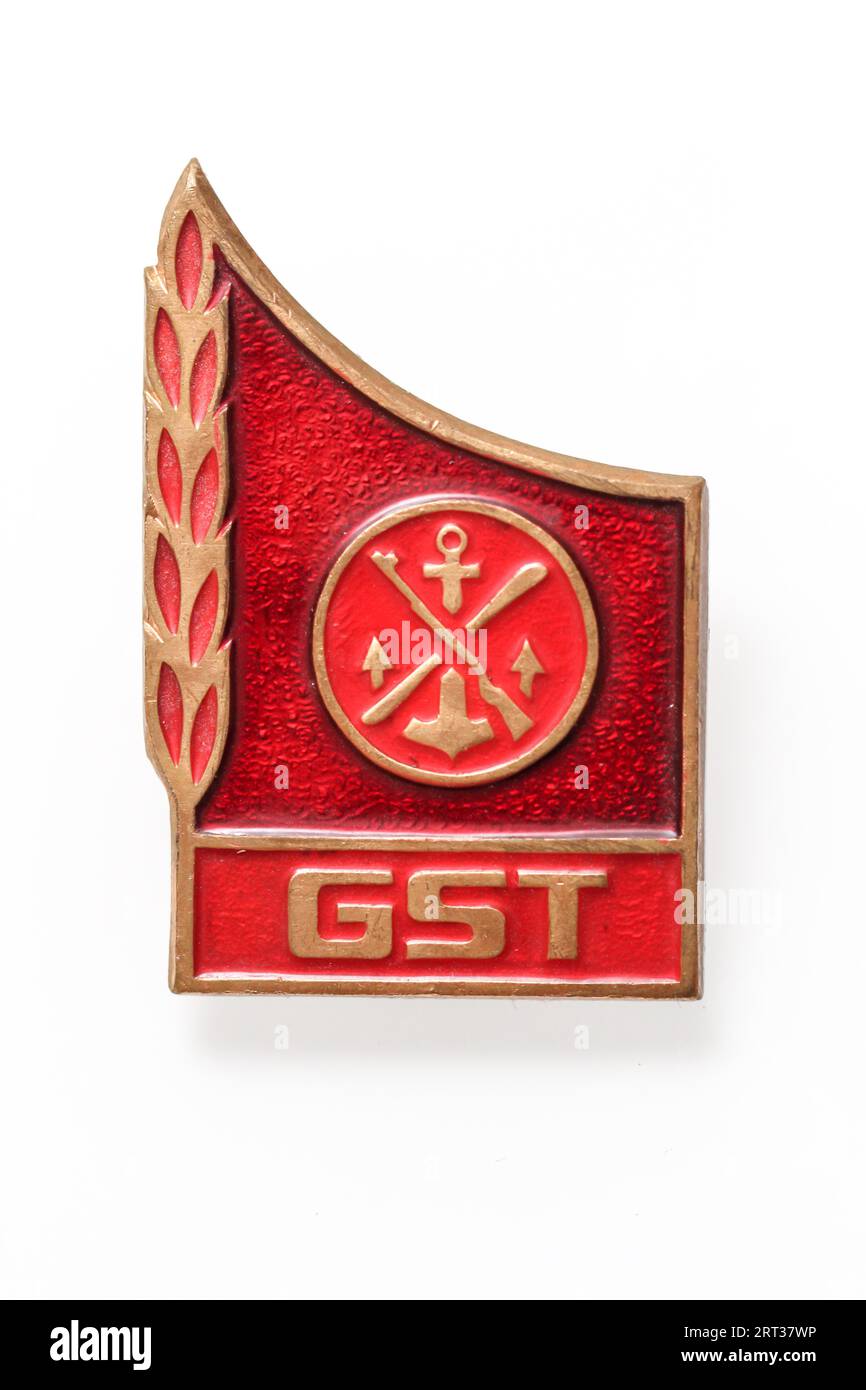 Badge, Order or Medal from the GDR, GST Stock Photo - Alamy