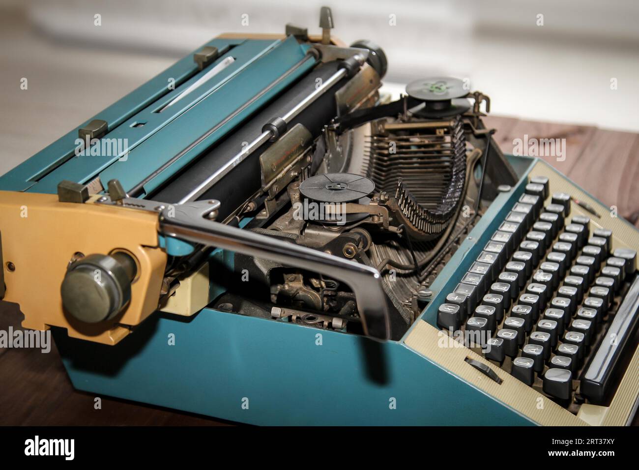 Details of an old typewriter Stock Photo - Alamy