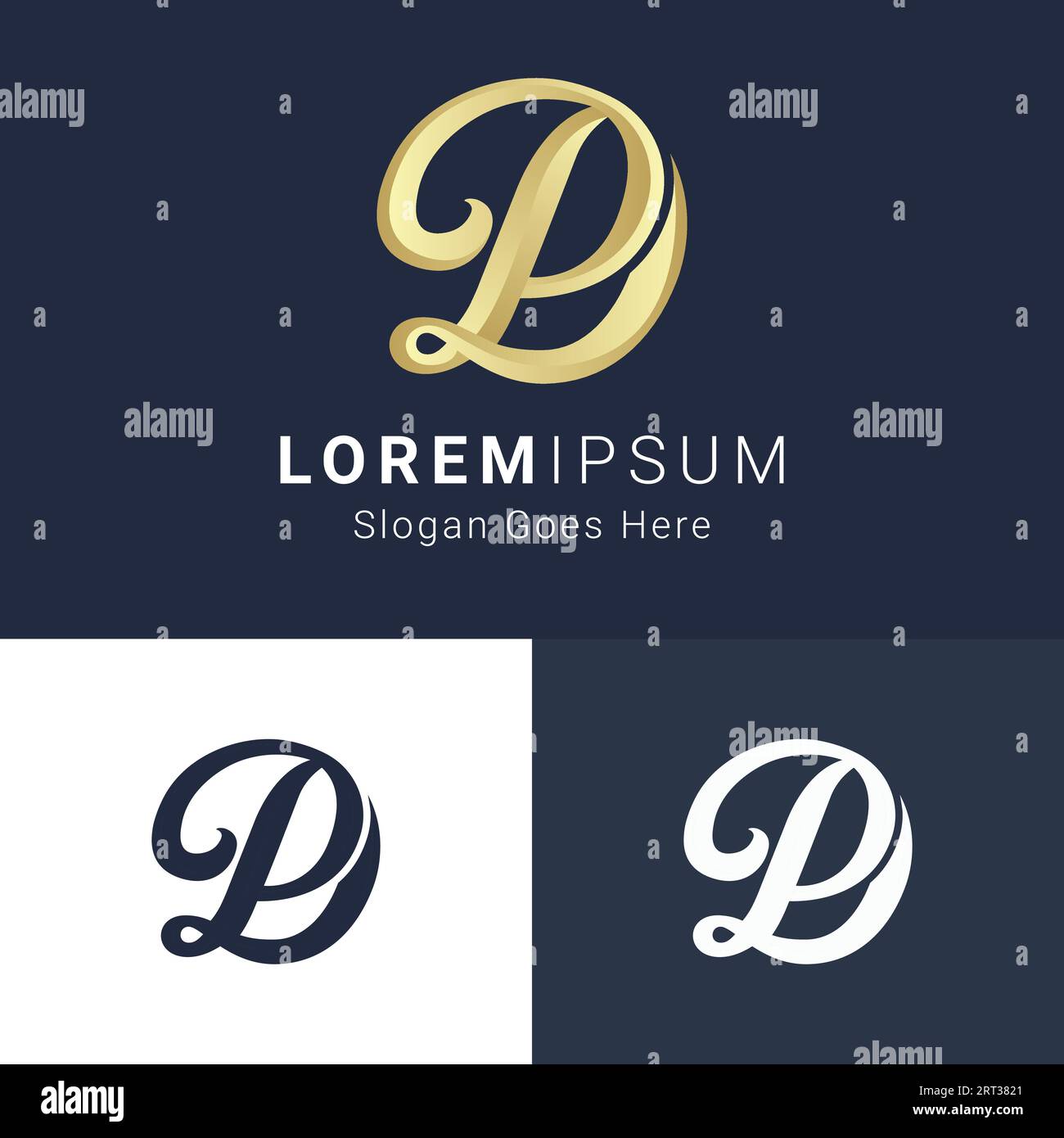 Luxury Initial Letter DP or PD Monogram Text Letter Logo Design Stock ... Luxury Initial Letter DP or PD Monogram Text Letter Logo Design Stock ...