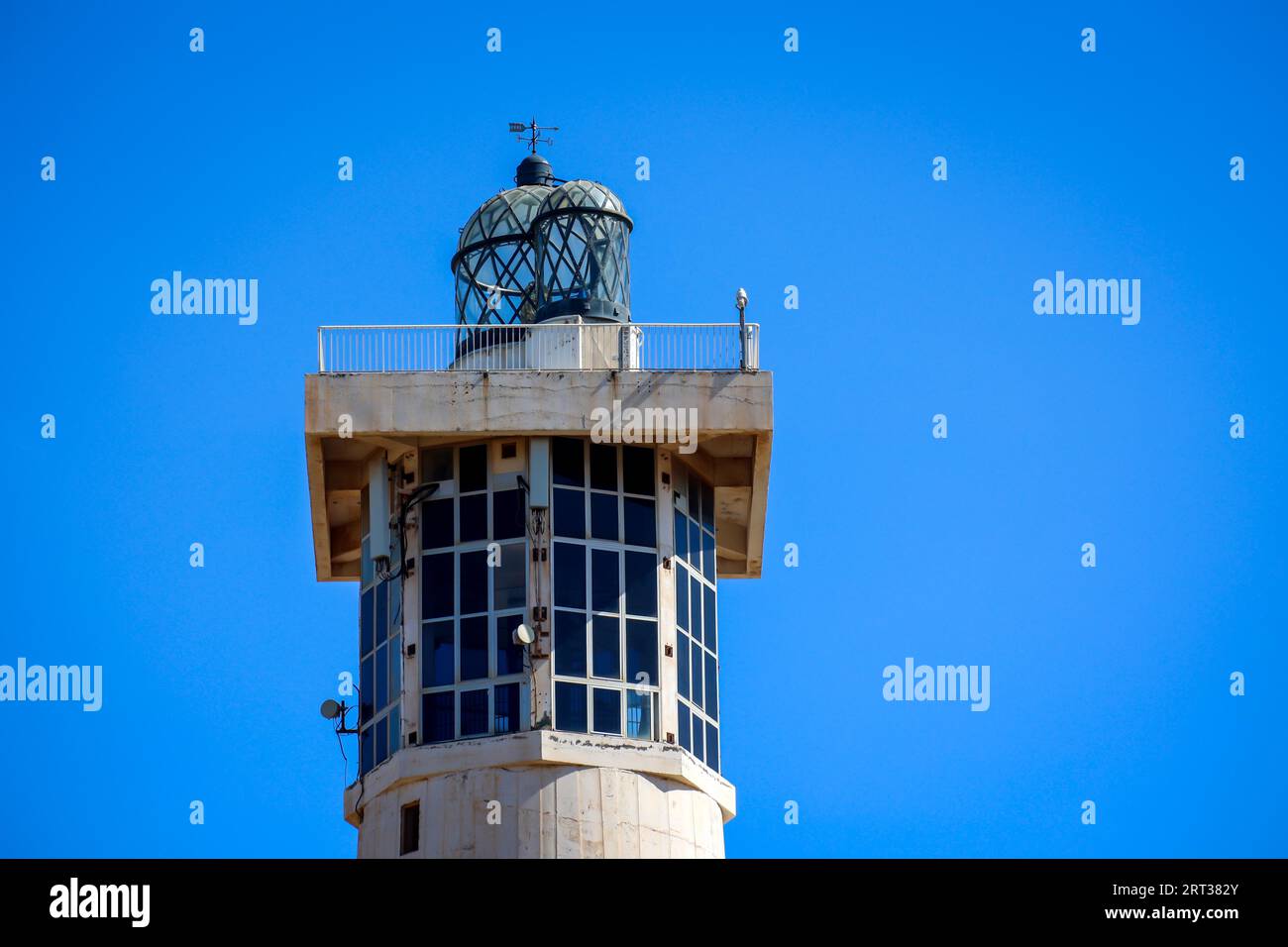 The dome of a lighthouse, special architectural structure Stock Photo ...