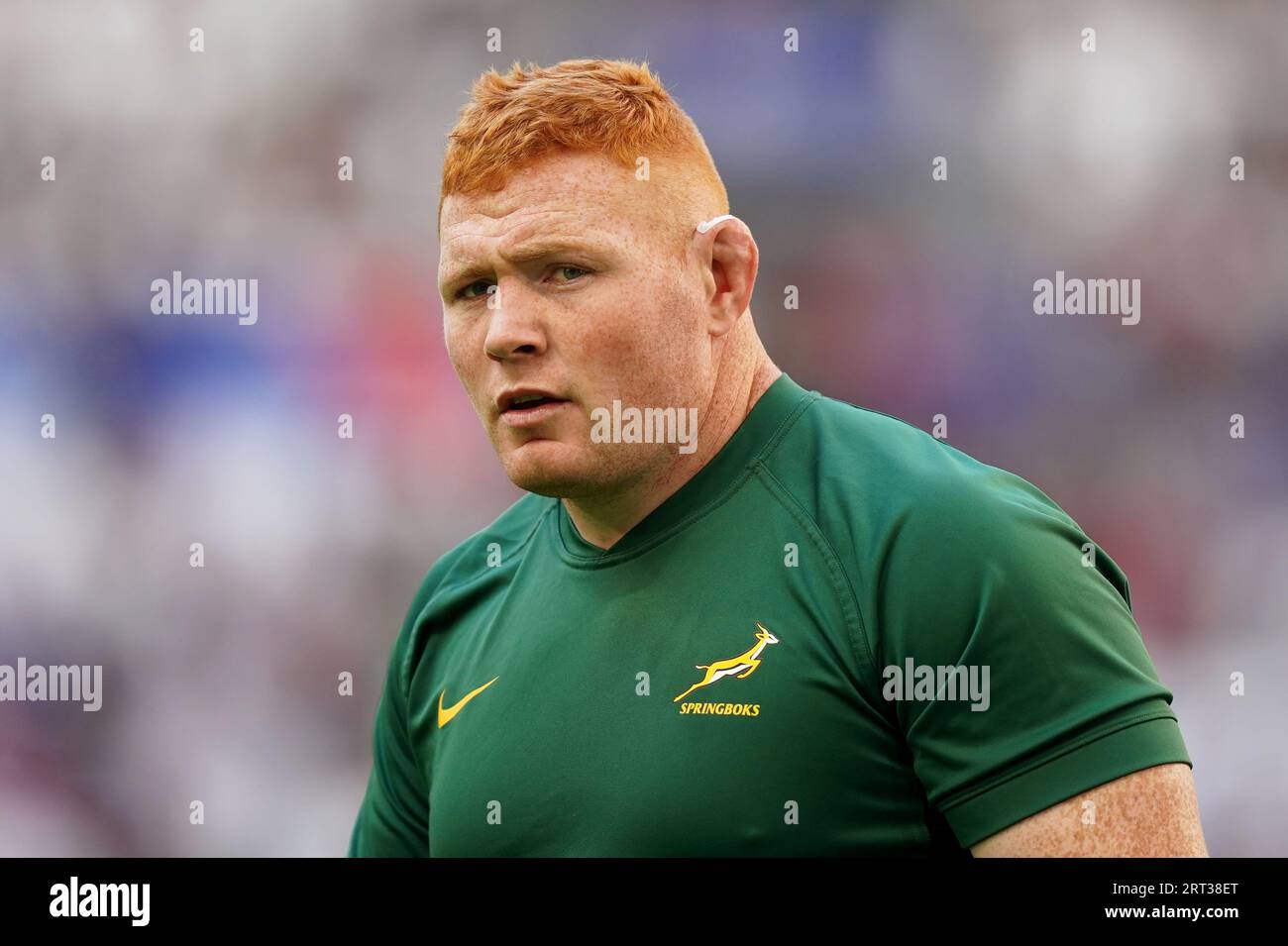 South Africa's Steven Kitshoff before the 2023 Rugby World Cup Pool B ...