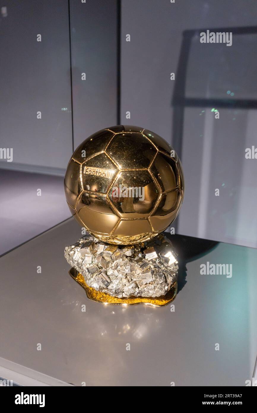 Lionel Messi's Ballon d'Or on display in 3-2-1 Qatar Olympic and Sports ...