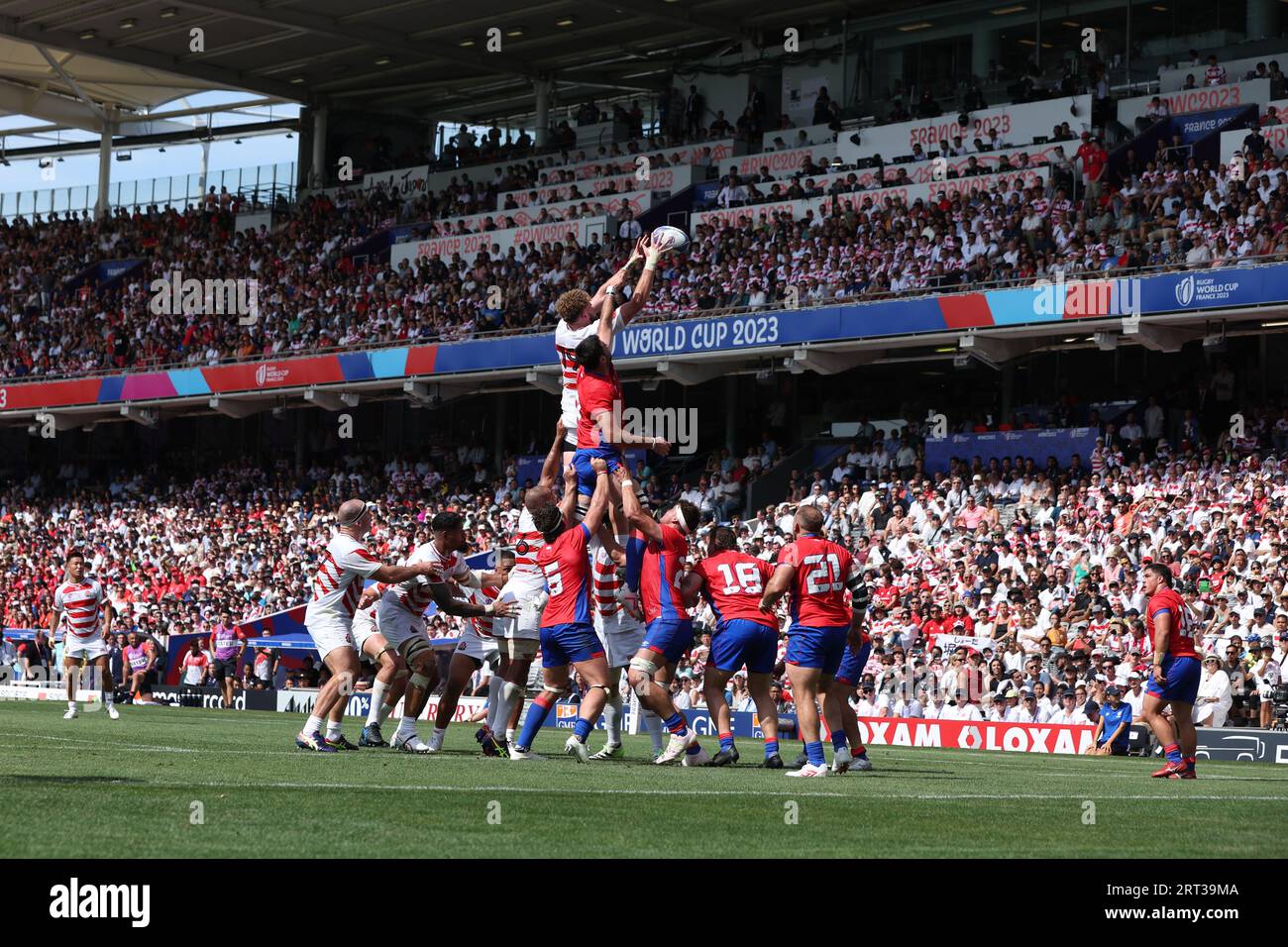 Toulouse, France. 10th Sep, 2023. Japan's Warner Dearns competes in a ...