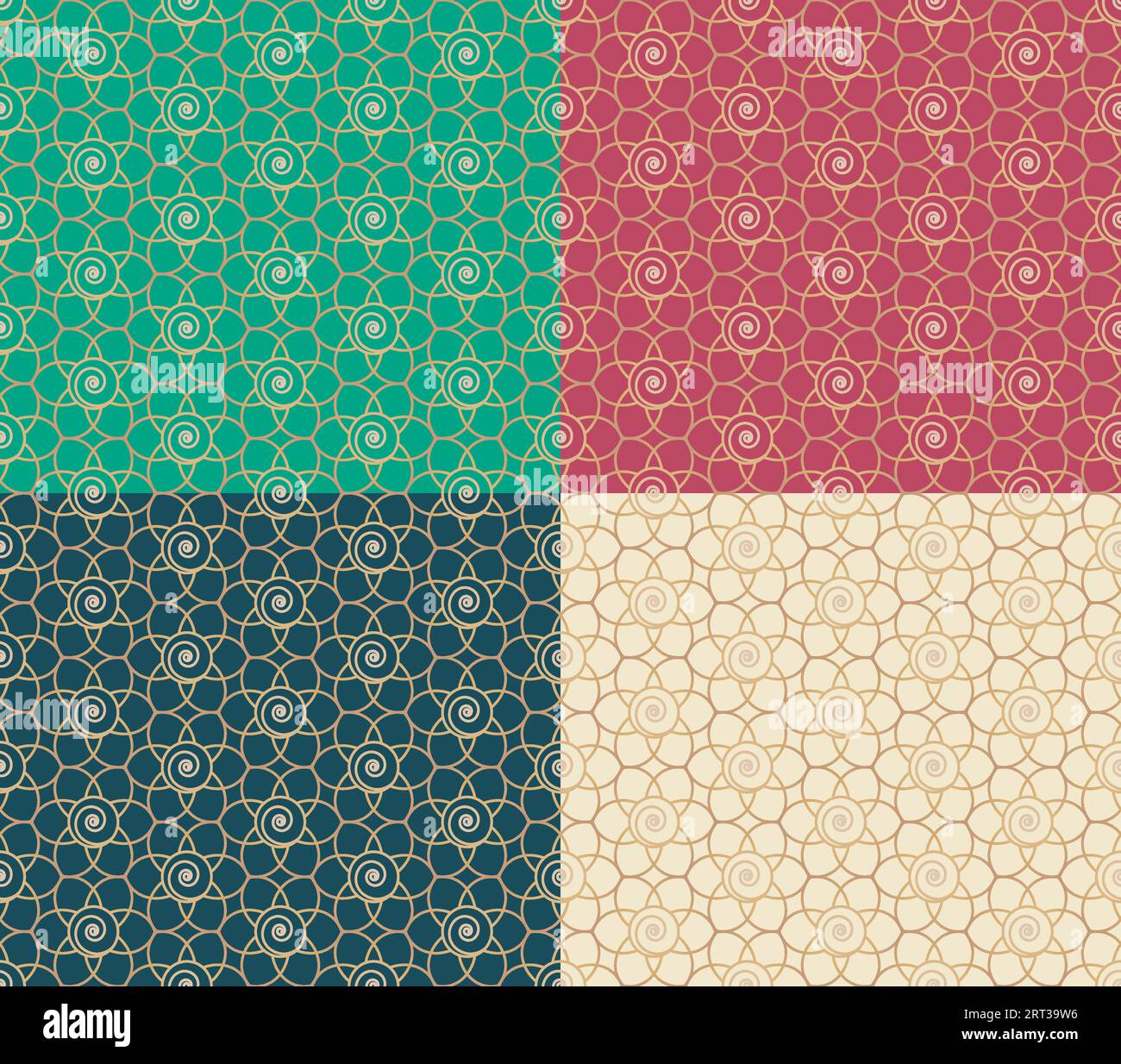 Geometric mandala ornamental seamless pattern. Decorative flower shape ...