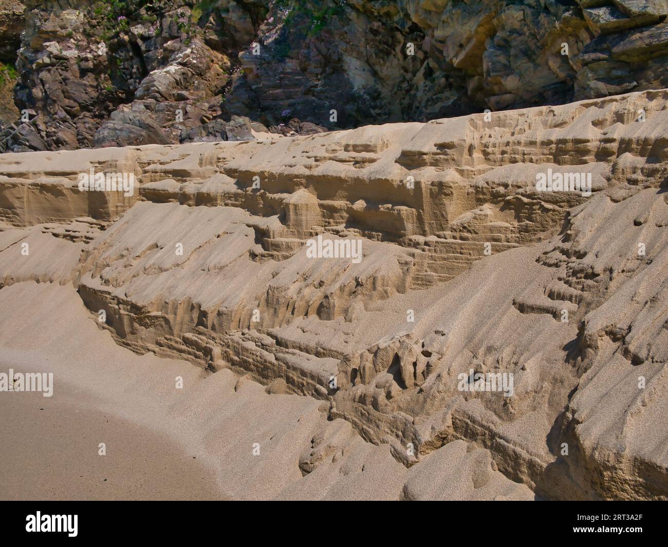 Sedimentary structure of sand hi-res stock photography and images - Alamy
