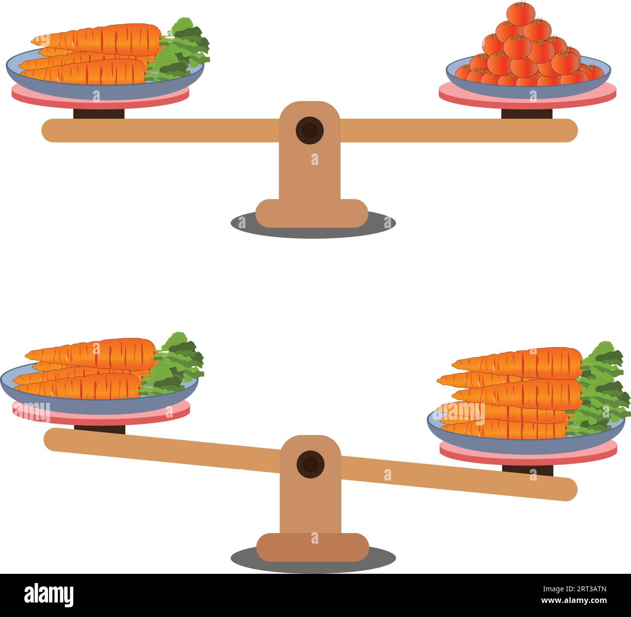 Cartoon Balance Scale