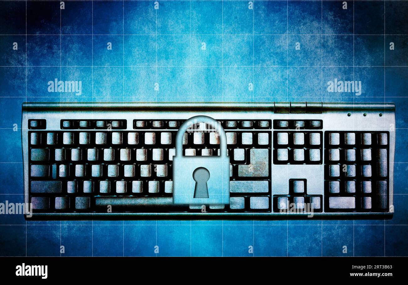 Secure keyboard hi-res stock photography and images - Alamy
