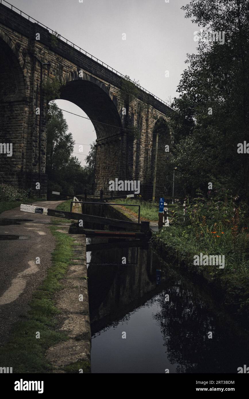 Uppermill, North West England. Oldham, Greater Manchester Stock Photo ...
