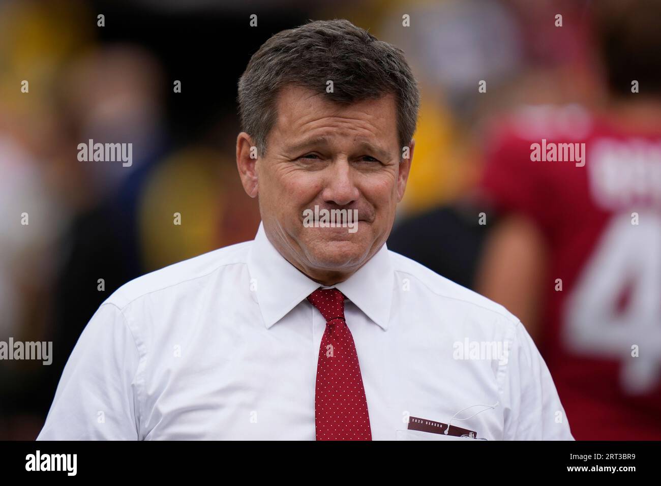 Arizona Cardinals owner Michael Bidwill on the field before the start ...