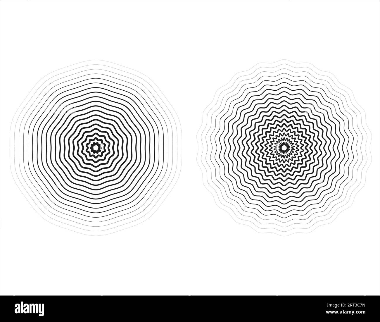 Concentric circle elements. Element for graphic web design, Template ...