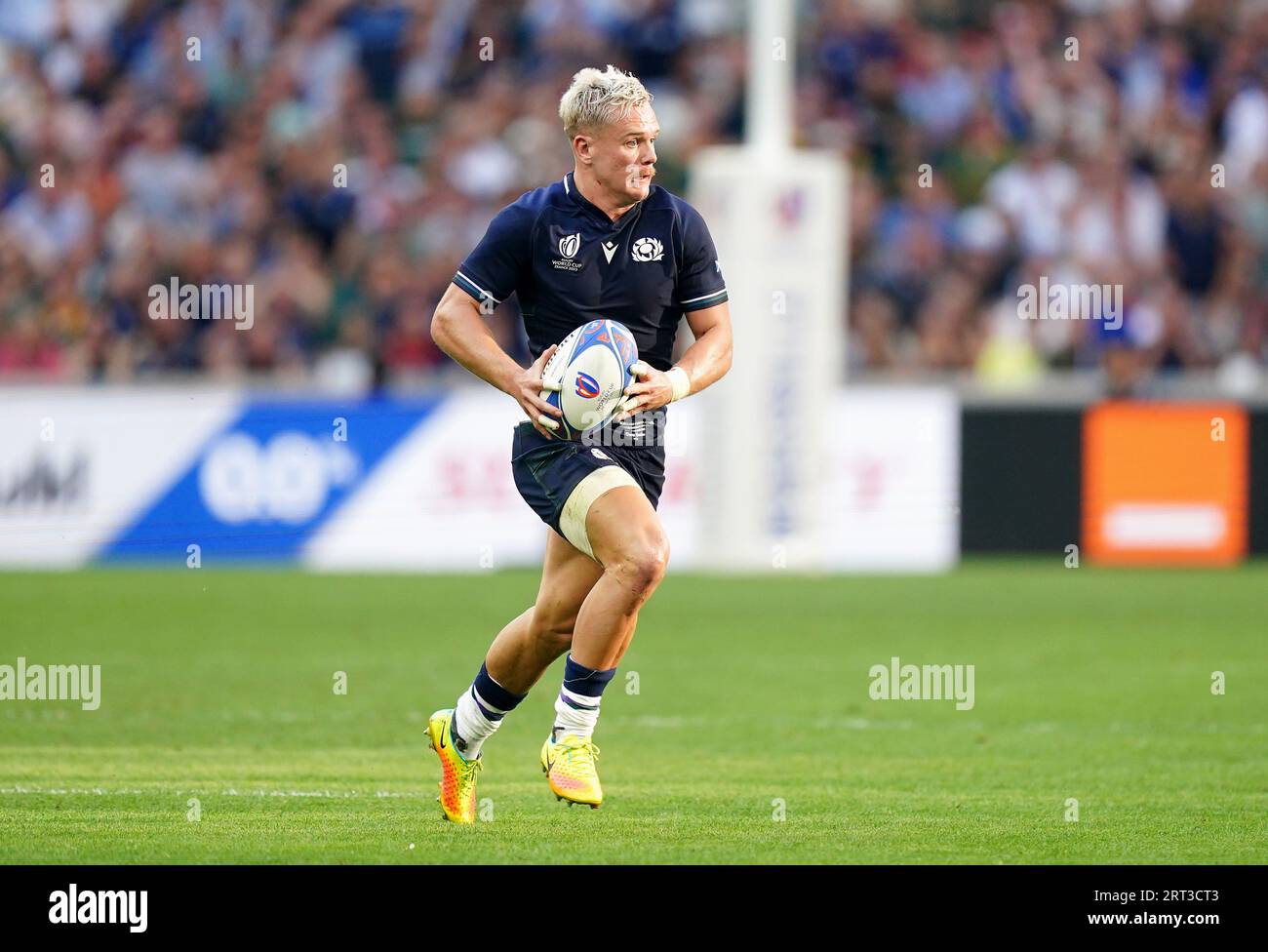 Scotland's Darcy Graham breaks away during the 2023 Rugby World Cup ...