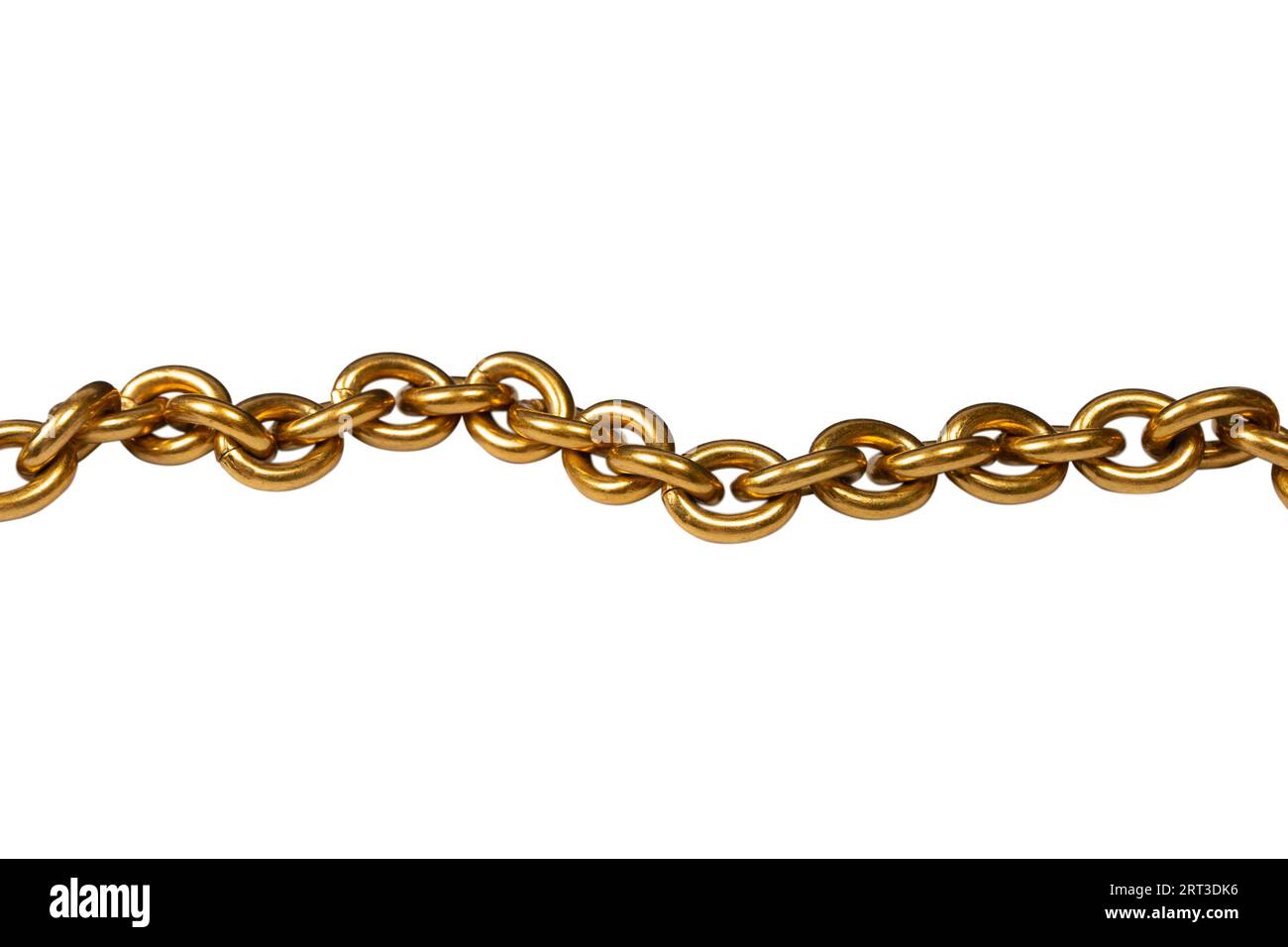Gold chain top view hi-res stock photography and images - Alamy