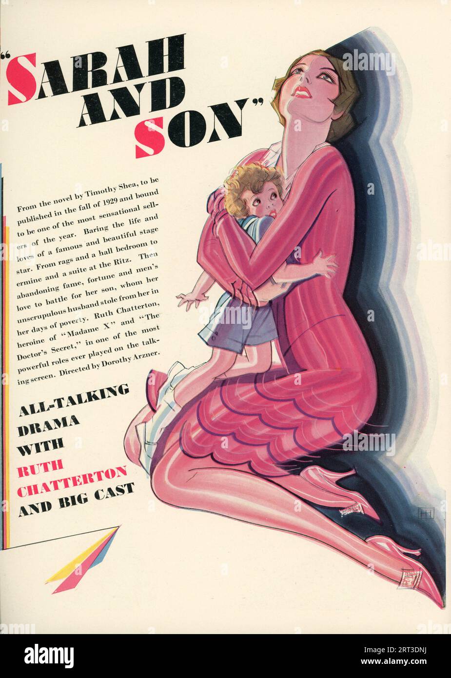 Promotional Artwork for RUTH CHATTERTON in SARAH AND SON 1930 director ...