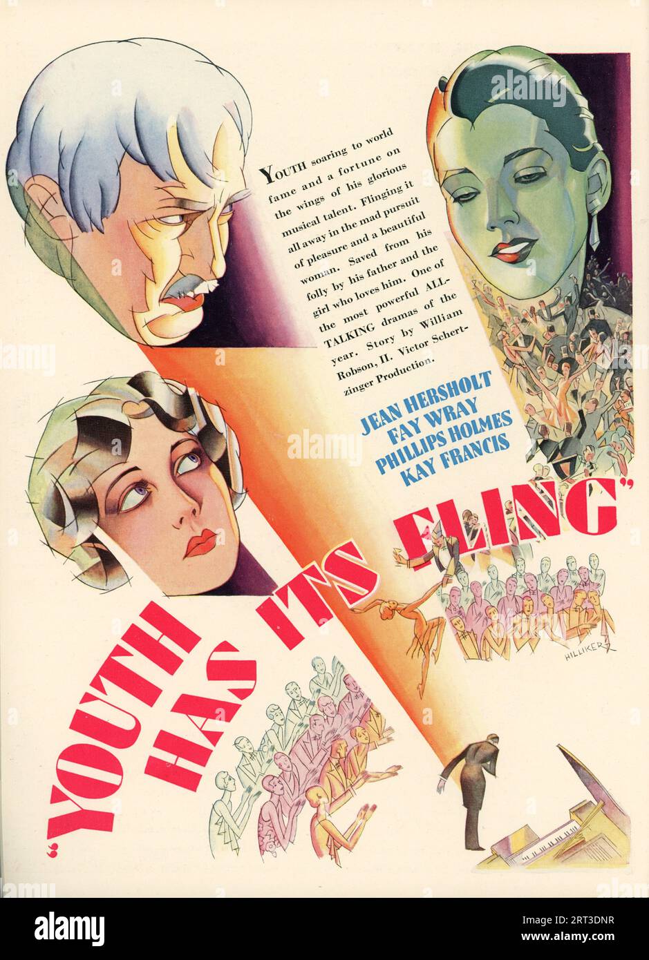 Promotional Artwork for unrealised project / movie JEAN HERSHOLT FAY ...