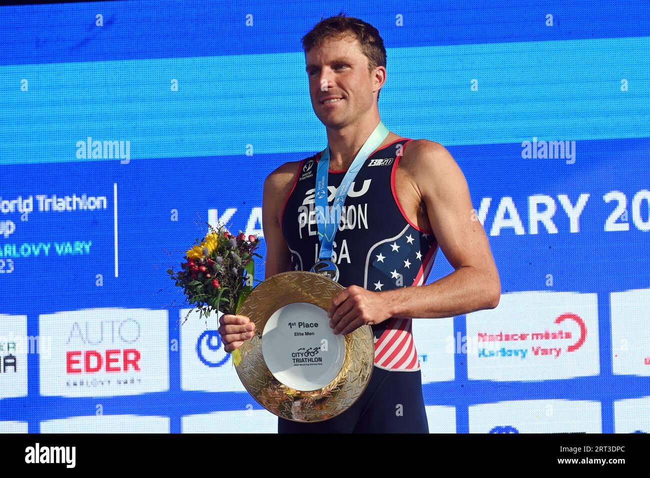 Karlovy Vary, Czech Republic. 10th Sep, 2023. Winner Morgan Pearson of ...