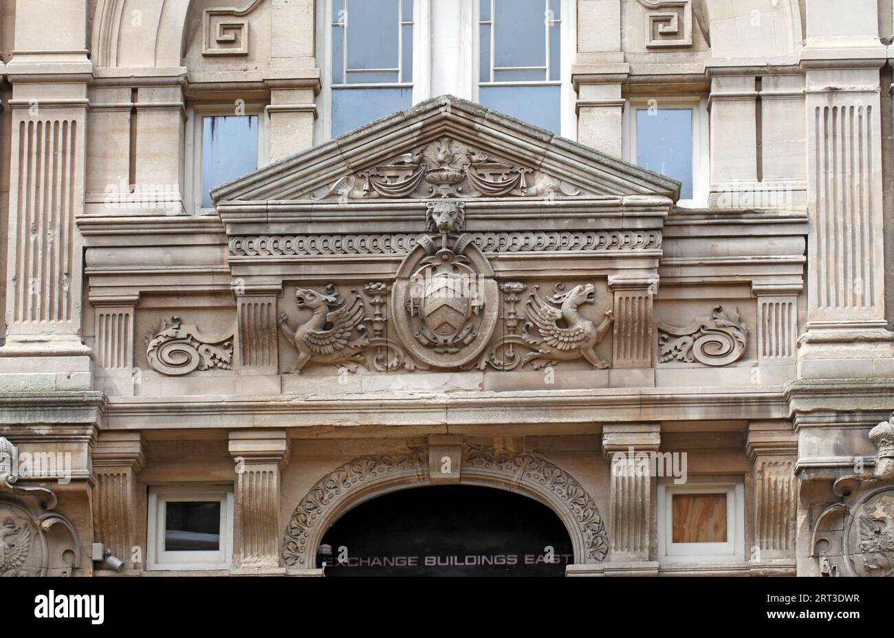 Cardiff Bay. The Coal Exchange, home to the first million pound cheque ...