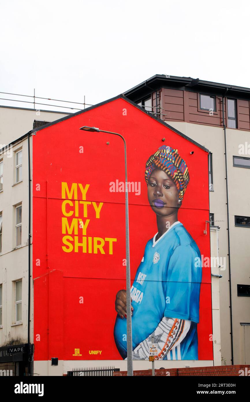 'My City My Shirt' wall mural by UNIFY Creative (Always credit Stock ...