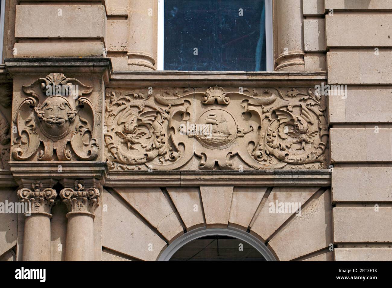 Cambrian Buildings, Cardiff Bay, Wales, UK. Built in the 1880s when ...