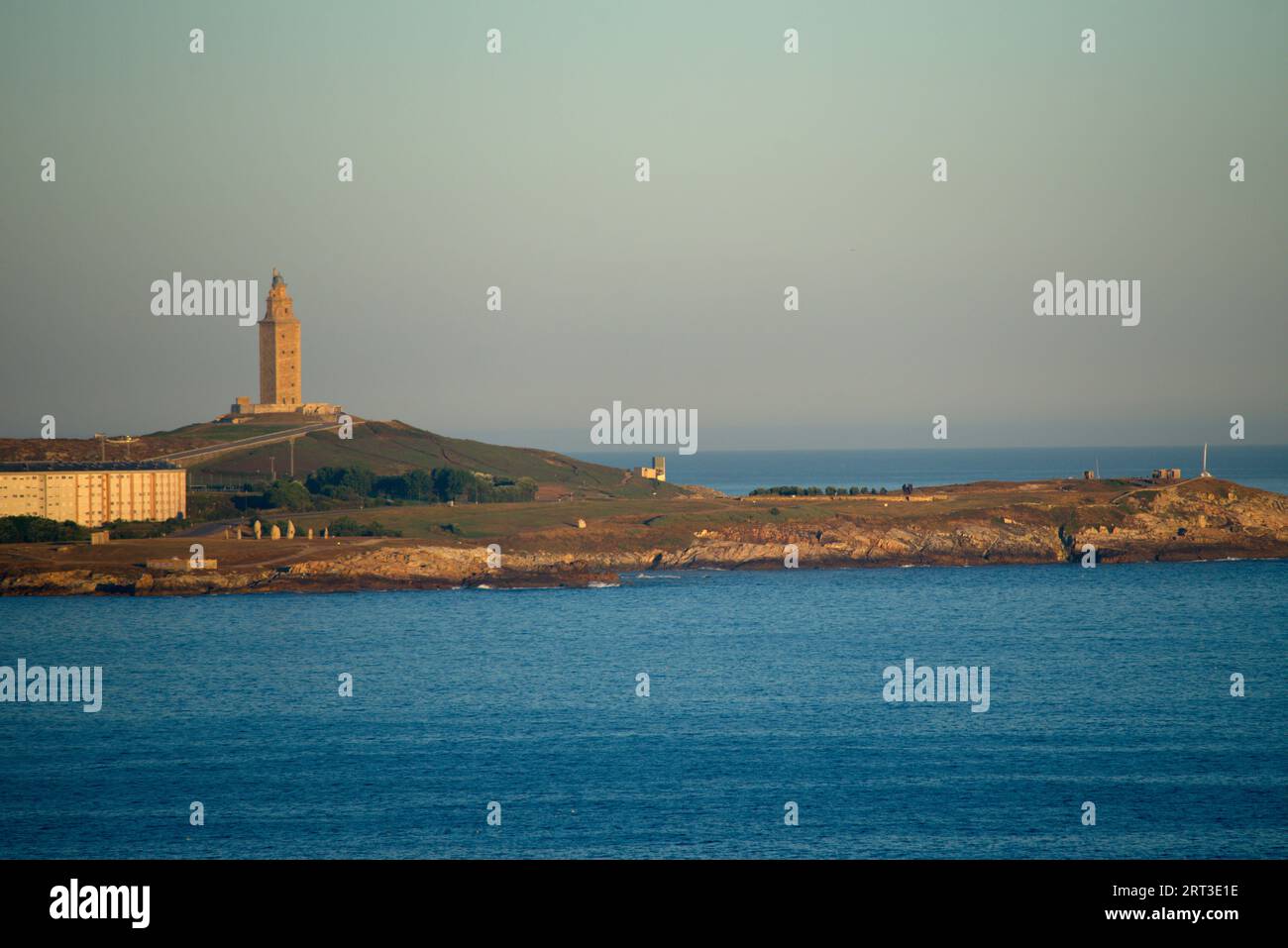 Hercules Tower lighthouse. Faro de la Torre de Hércules Stock Photo - Alamy