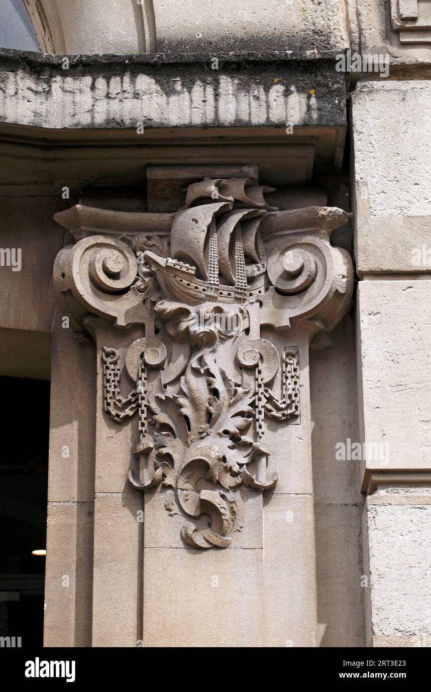 Cambrian Buildings, Cardiff Bay, Wales, UK. Built in the 1880s when ...