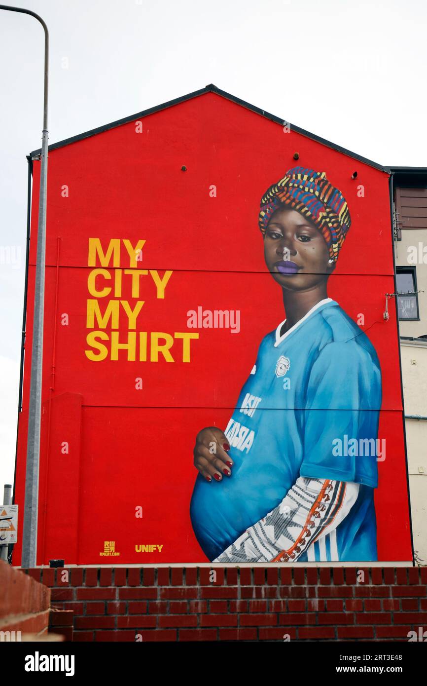 'My City My Shirt' wall mural by UNIFY Creative (Always credit Stock ...