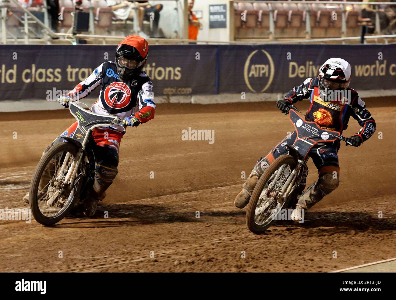 Matt Marson of Belle Vue ‘Cool Running' Colts leads Ben Morley (Guest ...
