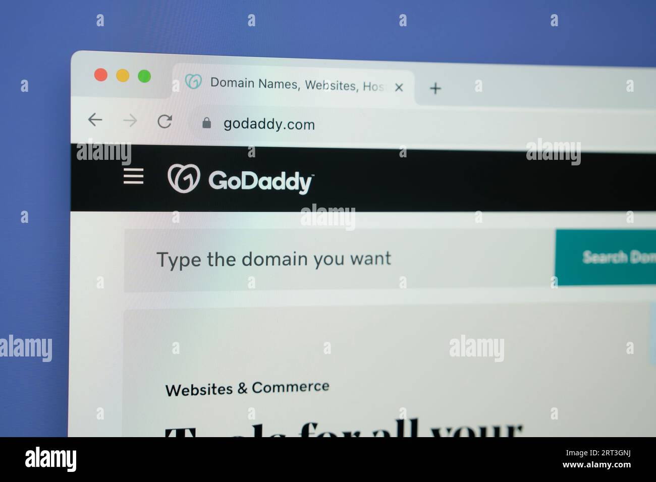 Godaddy logo hi-res stock photography and images - Alamy