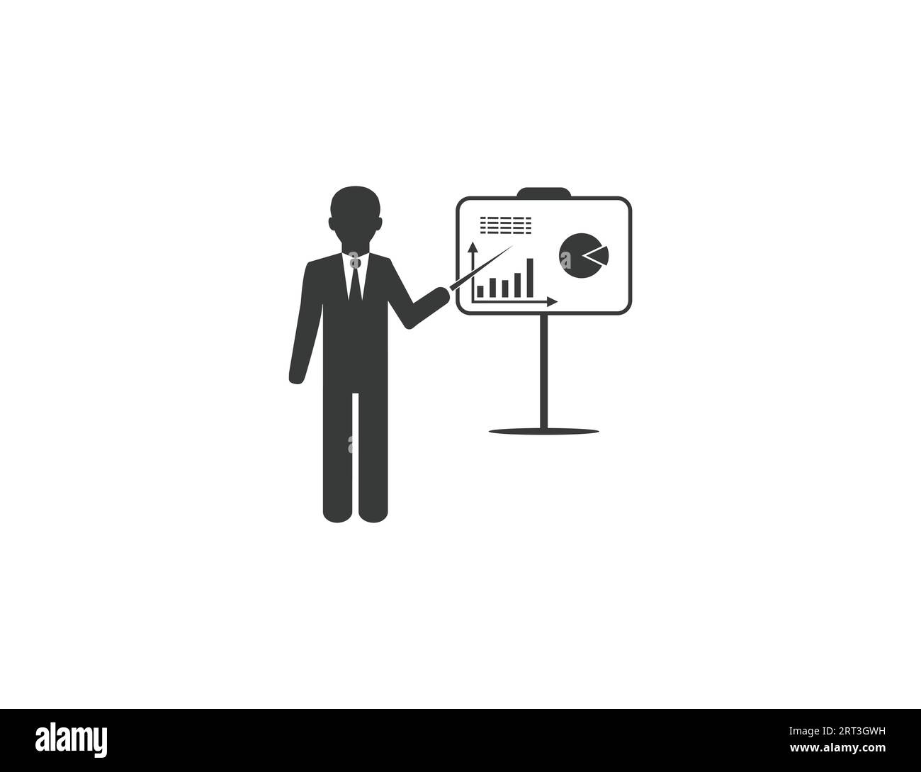 Training icon teacher learner classroom Stock Vector Images - Alamy