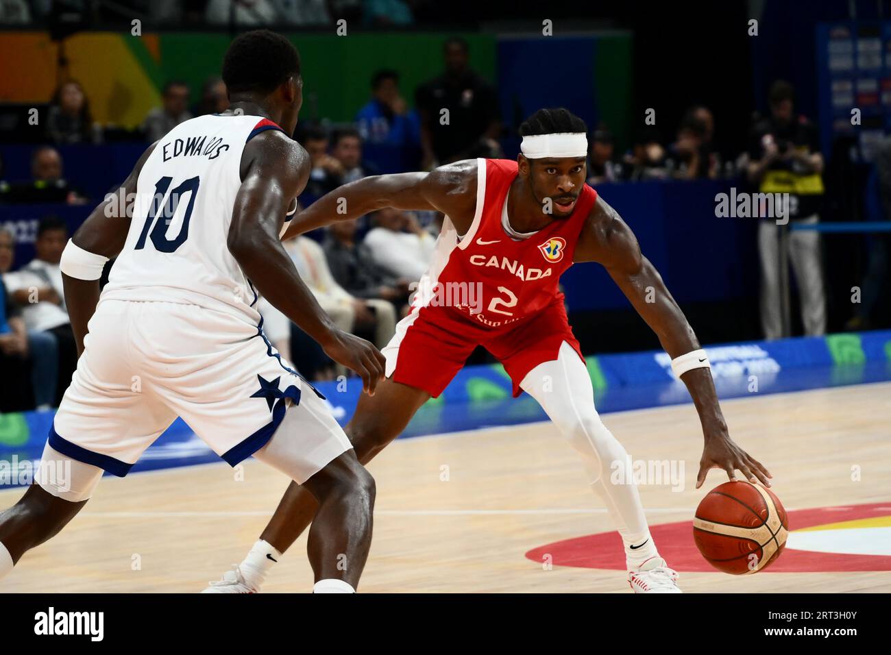 Asia Arena, Manila, Philippines. 10th Sep, 2023. (L-R) Anthony Edwards ...