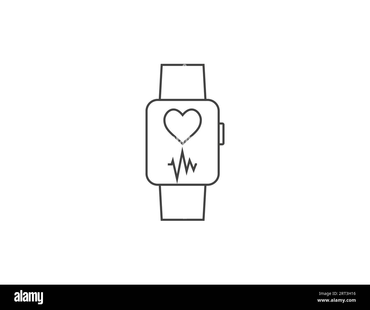 Symbol fitness tracker thin hi-res stock photography and images - Alamy