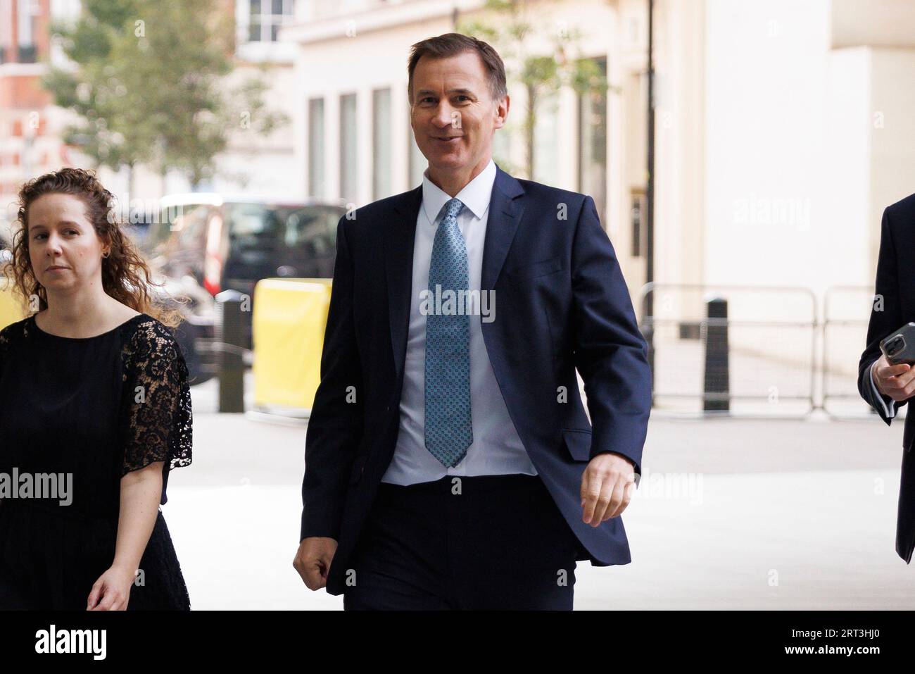 Chancellor of the Exchequer Jeremy Hunt MP arrives at BBC ahead of ...