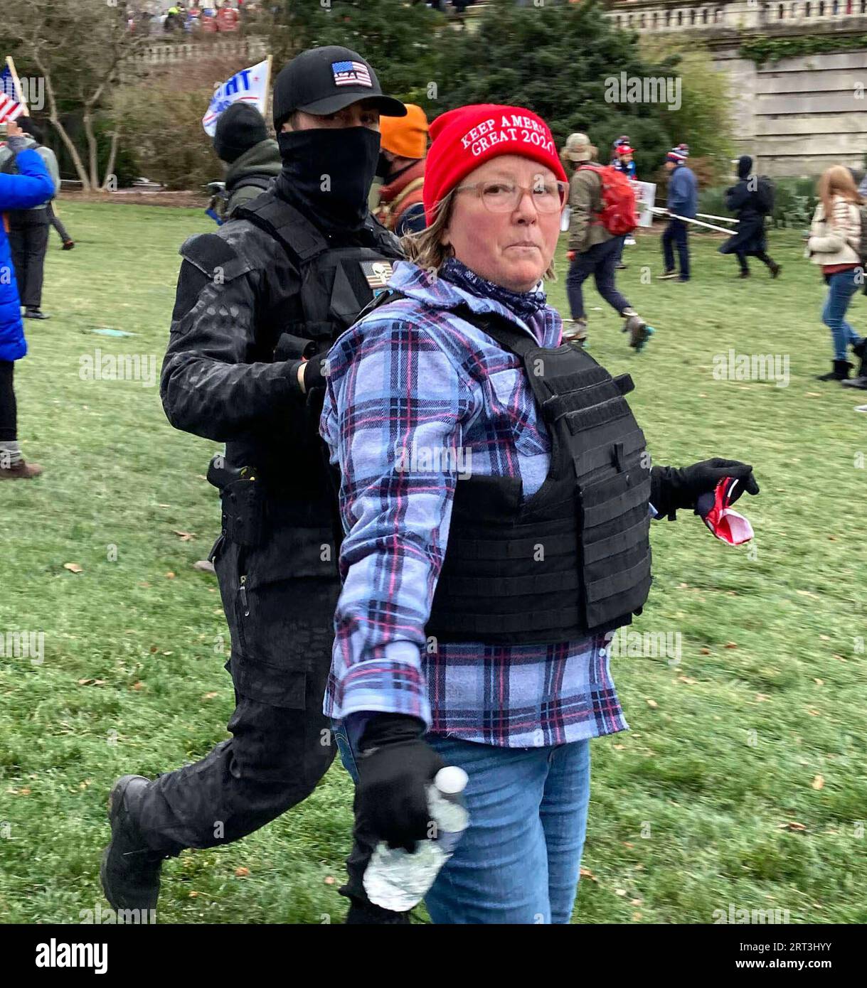 SEPTEMBER 9th 2023: Capitol rioters - mother and son duo Lisa Marie ...