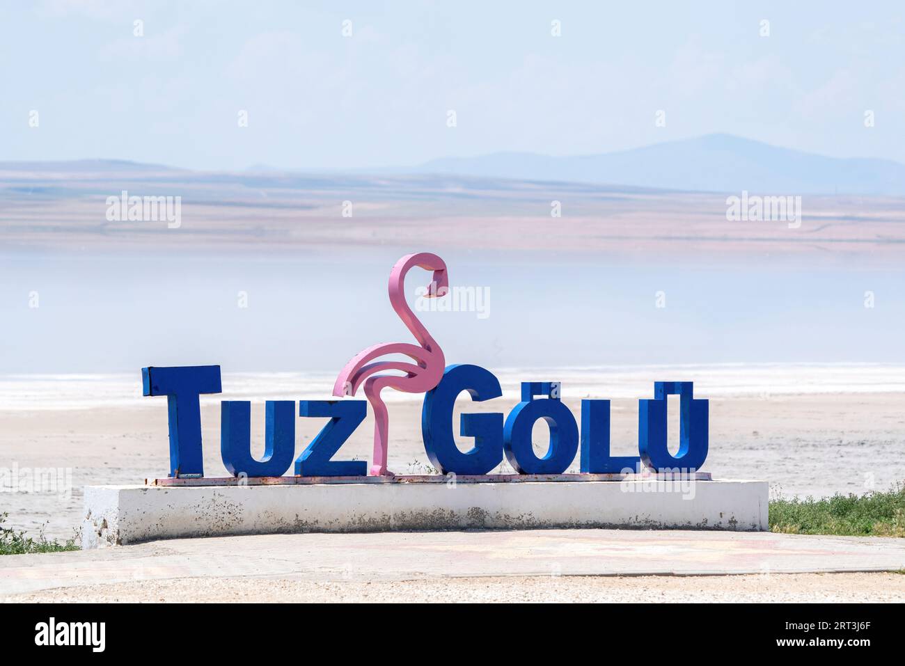 Salt Lake, the salt depot of Turkey in Ankara Stock Photo - Alamy