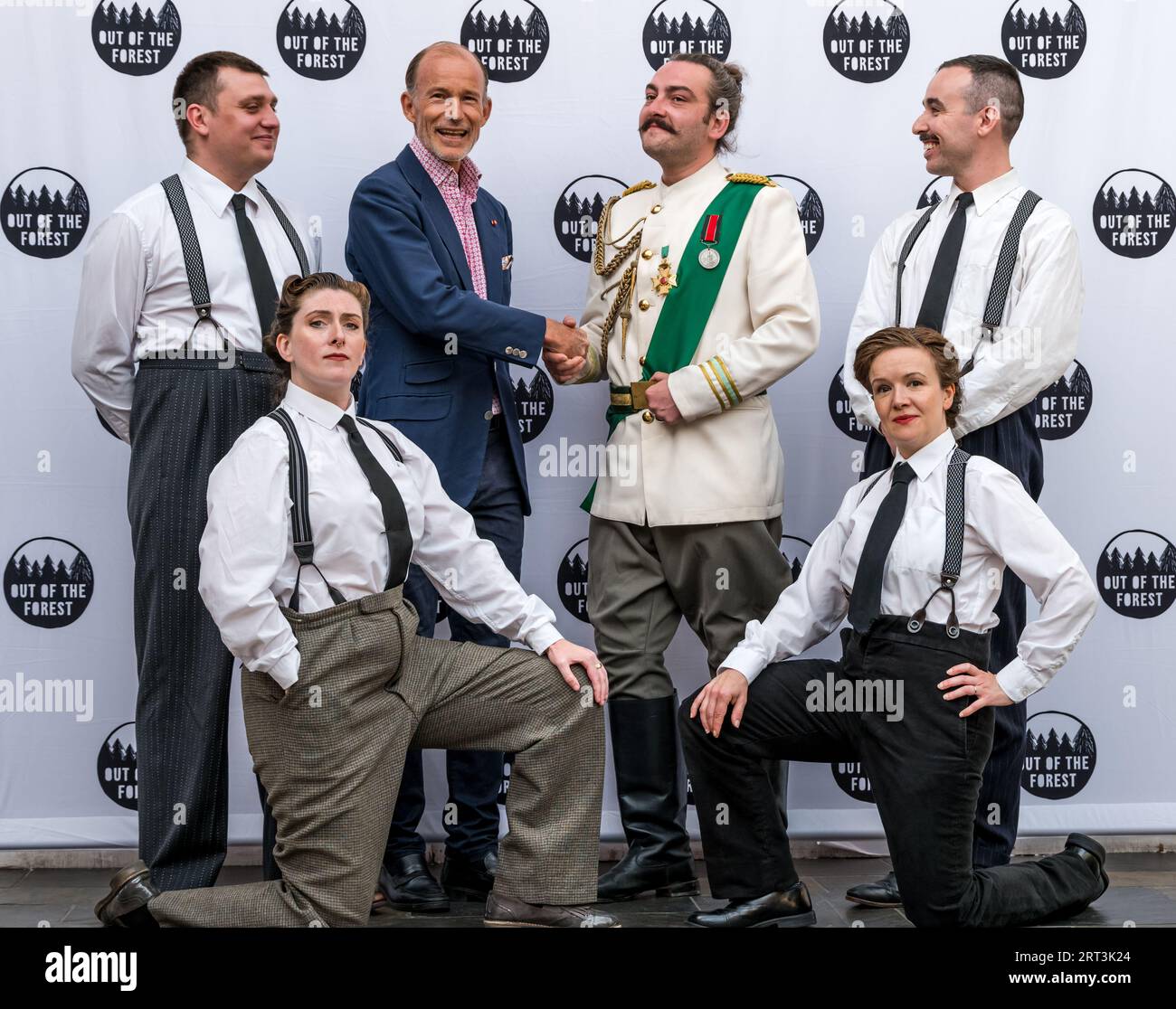 Joseph Cullen (Boris III) and cast of show The Brief Life & Mysterious ...