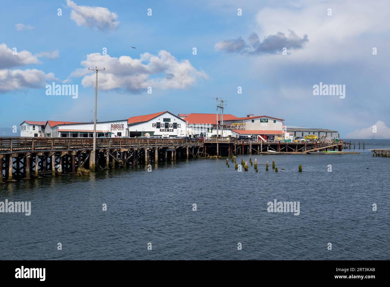 Astoria Oregon USA August 20 2023: Pier 38 and 39 - Astoria's oldest ...