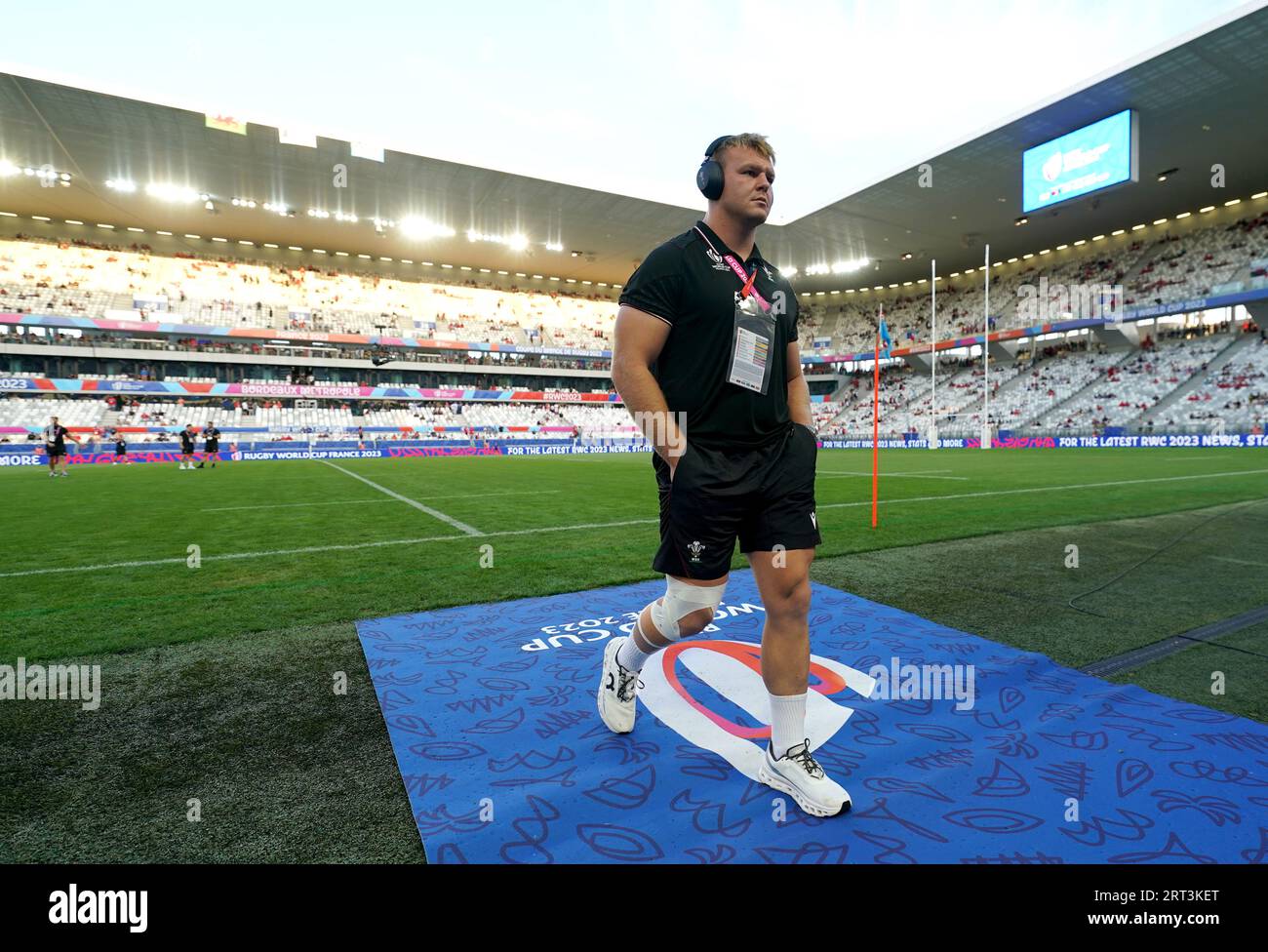 Wales' Dewi Lake before the 2023 Rugby World Cup Pool C match at the ...