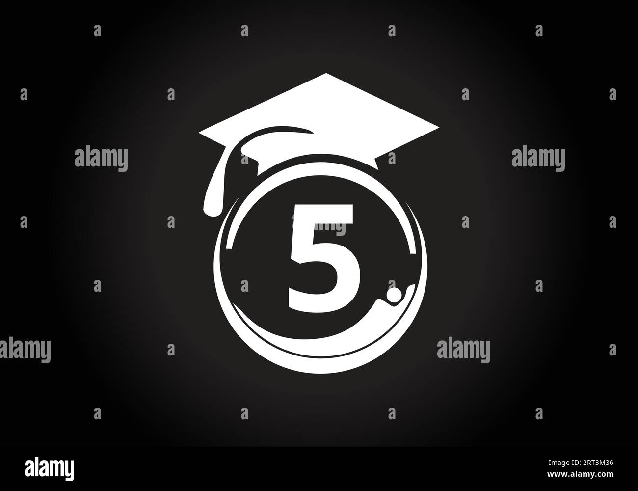 Initial alphabet 5 with the Graduation ceremony. Congratulations ...