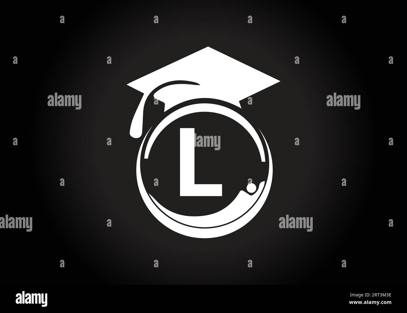 Initial alphabet L with the Graduation ceremony. Congratulations ...