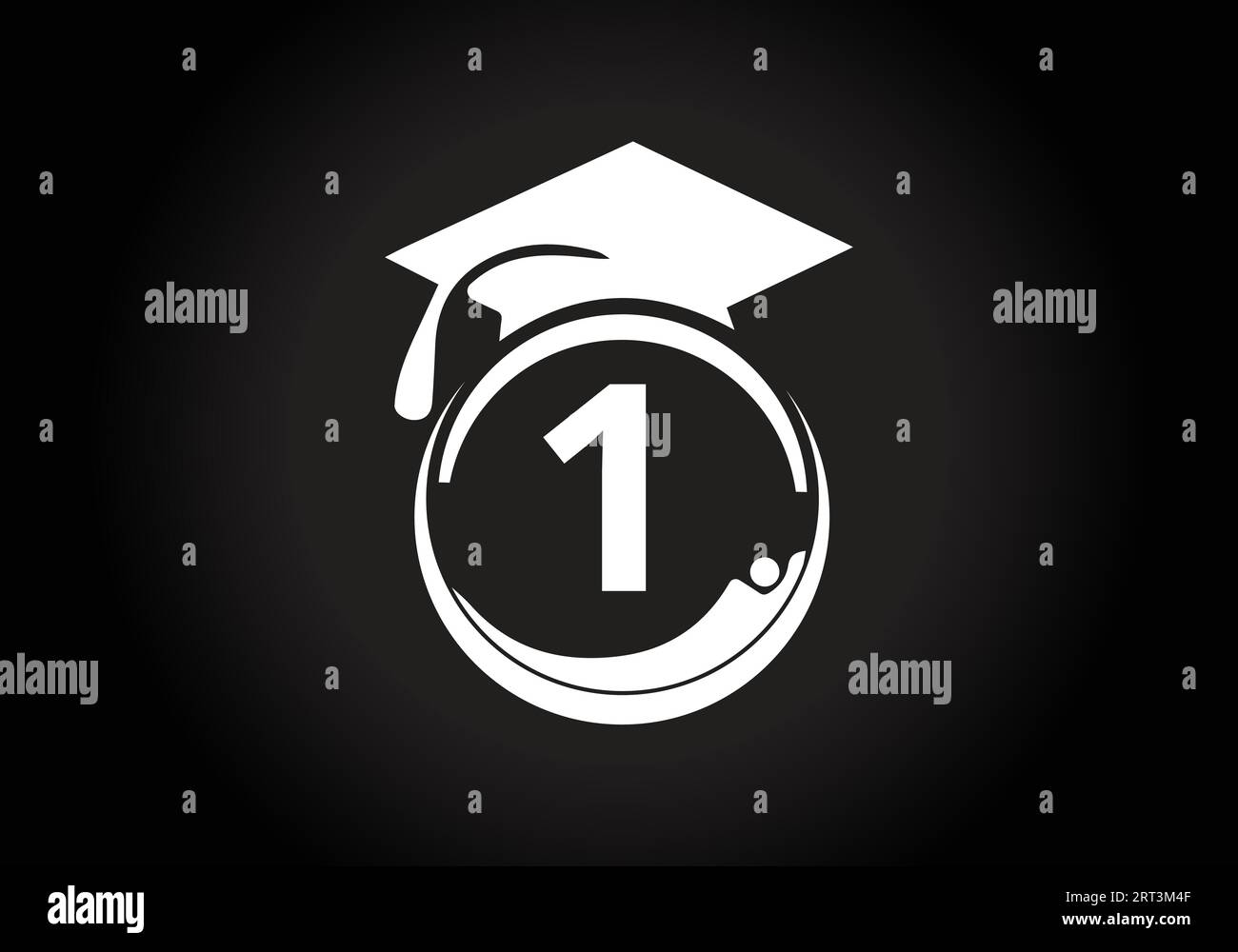 Initial alphabet 1 with the Graduation ceremony. Congratulations ...